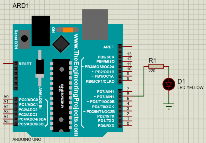 Lập trình điều khiển led đơn với board mạch Arduino