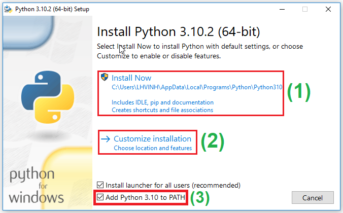 Cài đặt Python và môi trường lập trình với Visual Studio Code