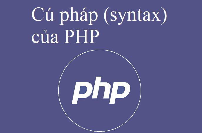 Cú pháp (syntax) và các thành phần cơ bản trong PHP Cú pháp (syntax) và các thành phần cơ bản trong PHP
